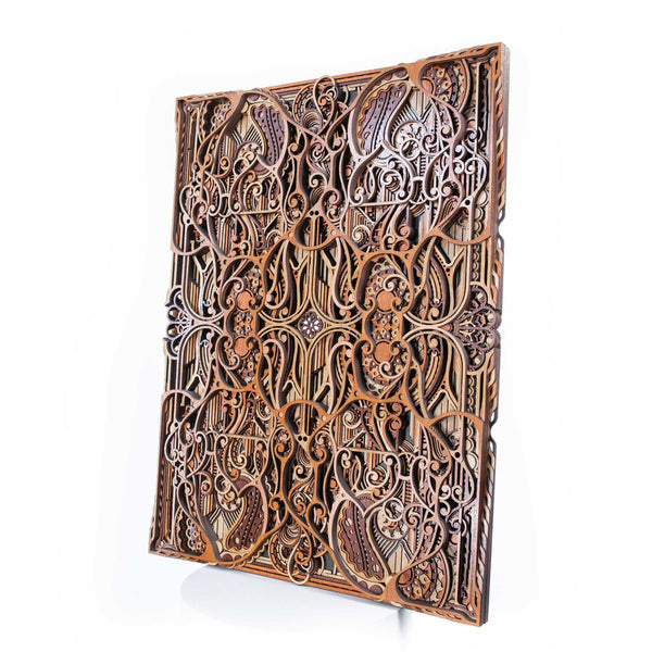 Europa Wooden Wall Art Sculpture – Art by Philip Roberts