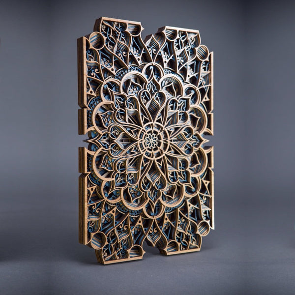 Ansari Wooden Relief Sculpture – Art by Philip Roberts