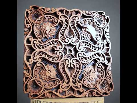 "Zephyr" Wood Artwork Wall Decor Panels | Art by Philip Roberts